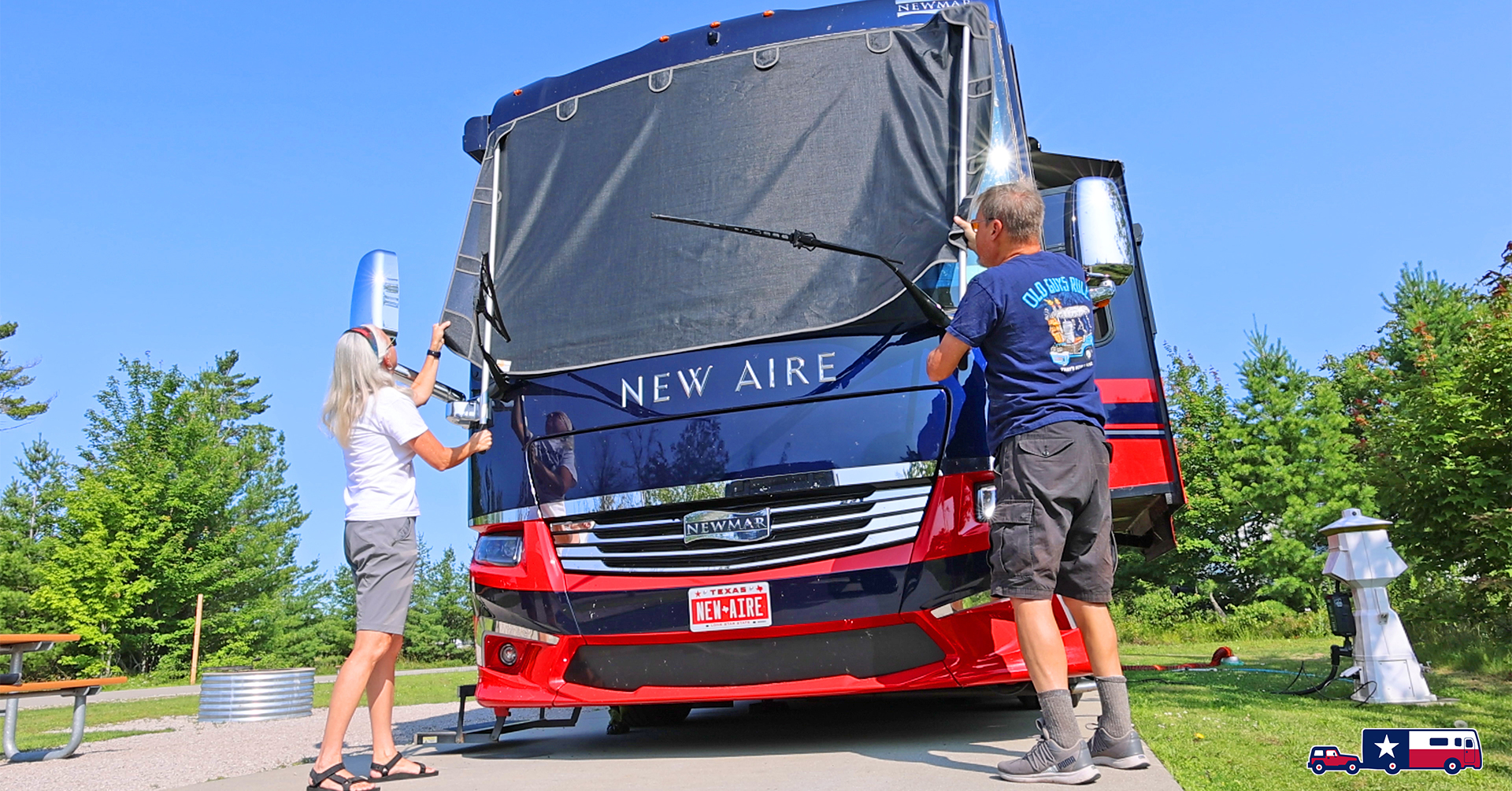 Motorhome Travel Day: Taking Down and Setting Up at a Campsite | RV ...
